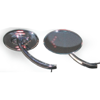 Detail: Street Rod Parts » Rear View Mirror, Billet Aluminum Side ...