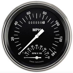 Detail: Street Rod Parts » Instrument Gauges - Speedtachular Speedo ...