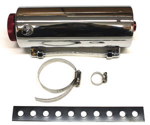 Detail: Street Rod Parts » Radiator Overflow Tank (Recovery), Chrome ...