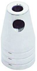 Detail: Street Rod Parts » Polished Machined Aluminum Dash Knob - 3/16 ...